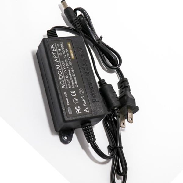 Quality C-Power 24W AC100-240V DC 12V Wall Plug 12V 2A Power Adapter with Optional DC for sale