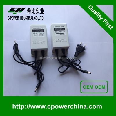 China 12V 24W Outdoor Power Adapter mit 2000mA Ausgangsstrom und sanftem Weißdesign zu verkaufen