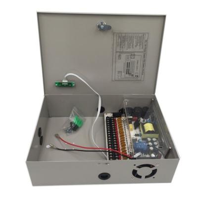 China AC110V 220V DC12V 10A 9CH 15A 18CH Back-up stroomvoorziening voor CCTV camera door C-Power Te koop