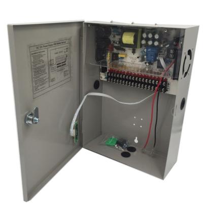 Cina AC110V 220V DC12V 10A 9CH 15A 18CH Fornitore di alimentazione di riserva per telecamere CCTV da C-Power in vendita