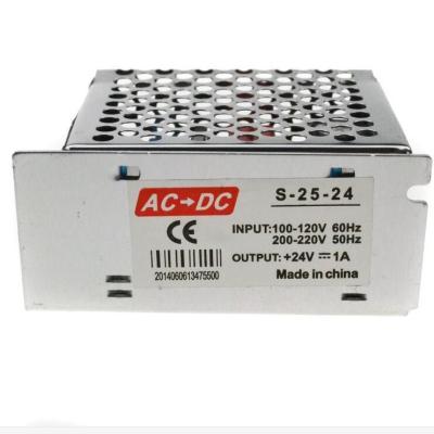 中国 24w 25w C-Power 110v 220v AC DC 24v 単一の出力電源とオーバーテンプ保護 販売のため