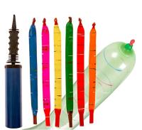 China Latex rocket shaped balloons for sale