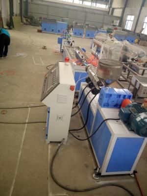China PVC Wood Plastic Profile Extrusion Line , Plastic PP PE Profile Extrusion Machine for sale