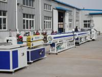 China PE Single Screw Pipe Extrusion Line 65mm 33:1 L/D Full Automatic 120kg/h Output for sale
