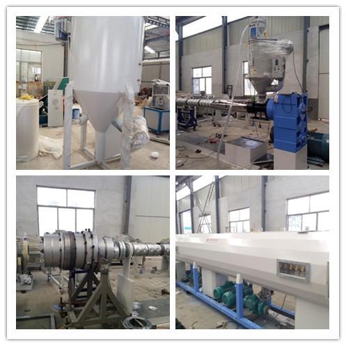 CE 380v 50hz Cool and Hot Water Pe Pipe Extrusion Line High output