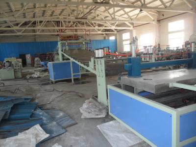 China WPC Wood Plastic Composite Production Line Board Making , Wpc Board Machine for sale
