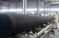 China Double Screw PVC Double Wall Corrugated Pipe Machine 90-120mm Big Capacity for sale