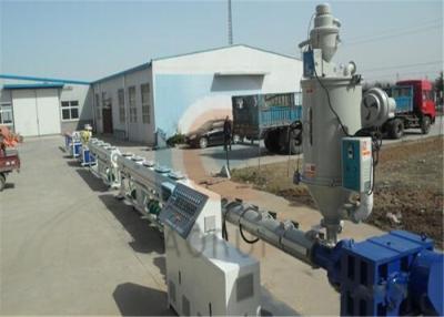 China 380 V high speed Plastic Extrusion Line , PVC Twin Pipe Production Line for sale