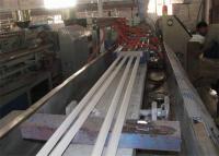 China PVC Profile Extrusion Line 55mm Twin Screw for Window Door Frame 300mm Width for sale
