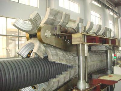 China Vollautomatische einzelne doppel-wandige gewölbte Rohr-Herstellung Schraubenzieher-Maschine PVCs zu verkaufen