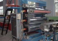 China PVC Marble Plastic Sheet Extrusion Line 1220mm Width Artificial Wall Panel Profile Making Machine for sale