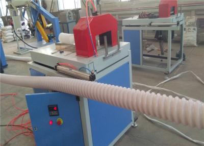 China One Screw Plastic Pipe Extrusion Line , Carbon Spiral Reinforcing PE Pipe Making Machine for sale