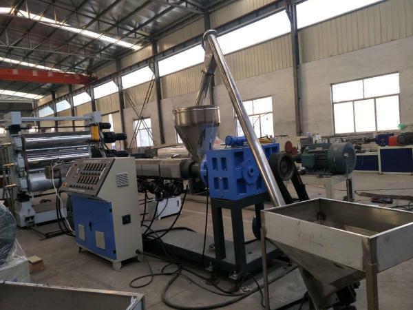 PVC WPC Door Board Foam Board Production Line , PVC WPC Door Profile Board Making Machine