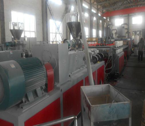 WPC Extrusion Line , Wood Plastic Production Line For Door Board