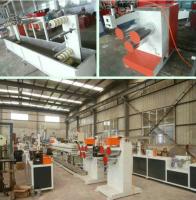 China PP Strapping Band Machine Production Line 60-150kg/h Capacity with 22-55kw Motors for Blue/White Strap Manufacturing for sale