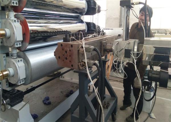 Sparen de Extrudermachine van de energie Enige Schroef, HUISDIERENblad die Machine maken