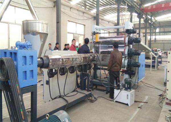Sparen de Extrudermachine van de energie Enige Schroef, HUISDIERENblad die Machine maken