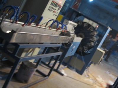 China Lijn van de de Pijpuitdrijving van pvc de Vezel Versterkte Plastic met Hoge snelheidsextruder Te koop