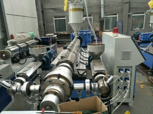 ABB Inverter HDPE Pipe Production Line With 0 - 150rpm Screw Speed