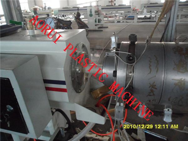 CE 380v 50hz Cool and Hot Water Pe Pipe Extrusion Line High output