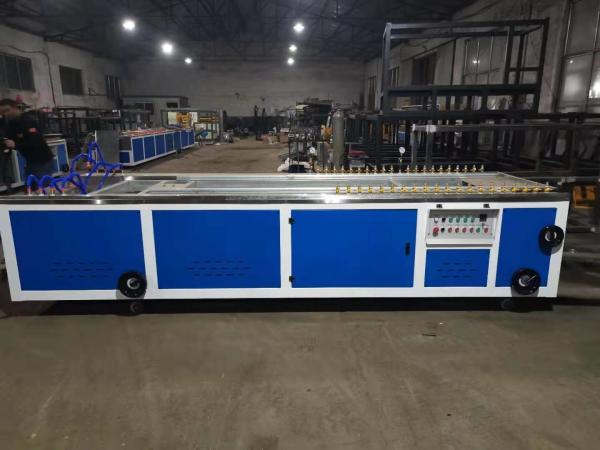 PVC Profile Extruder Machine , PVC WPC Plastic Profile Extrusion Machine With Twin Screw Extruder , Door Profile Machine
