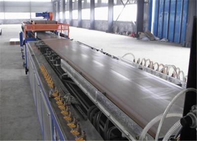 China Máquina impermeável da placa da espuma de WPC, extrusora de parafuso dobro plástica de madeira à venda