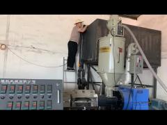 Linha de extrusão de tubos de plástico profissional para tubos de PE 16-630mm 25m*2.6m*1.8m 38Cr Moaia parafuso e barril