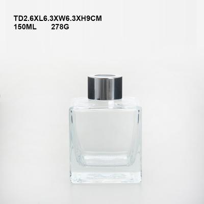 China 150ML Empty Glass Diffuser Bottles Recyclable Glass Reed Diffuser for sale