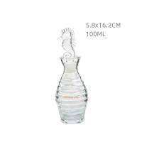 China Perfume Aroma Diffuser Glass Bottle luxury 100ML Round Glass Diffuser for sale