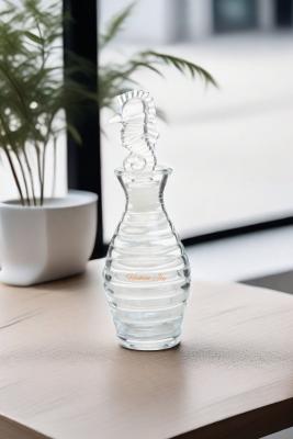 Cina Diffusore di profumi e profumi Bottiglia di vetro lusso 100ml Diffusore di vetro rotondo in vendita