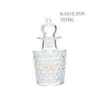 China OEM Glass Diffuser Bottles 105ML Essential Oil Bottles With Dropper for sale