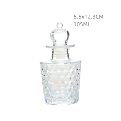Cina OEM bottiglie diffusore di vetro 105ml bottiglie di olio essenziale con gocciolante in vendita