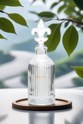 China Scent Reed Diffuser Jars 215ML Home Glass Bottle Essential Oil Diffuser for sale