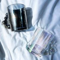 China 350ml Designed Glass Cup With Handle Reusable for sale