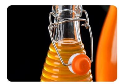Cina 1000 ml di capacità, trasparente, impermeabile, bottiglie di vetro di piccole dimensioni, riutilizzabili, vintage, bottiglie di latte di vetro, da conservare in frigorifero in vendita