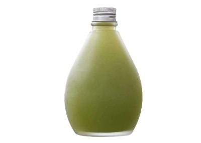 Cina 280ml ha glassato le bottiglie di vetro per il cappuccio di Juice Milk Tea Beverage Aluminum in vendita