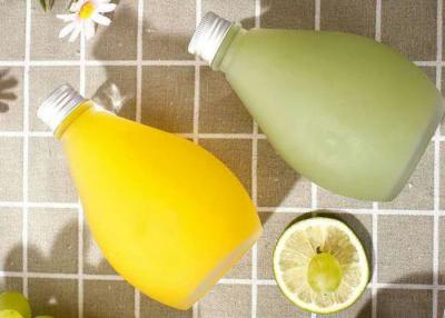 Cina 280ml ha glassato le bottiglie di vetro per il cappuccio di Juice Milk Tea Beverage Aluminum in vendita