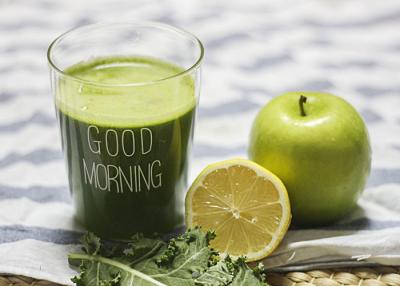 Cina tazza di vetro personale radura 400ml per l'acqua Juice Milk della prima colazione in vendita