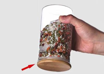 Cina 175ml 300ml ha sigillato il vetro borosilicato trasparente di vetro di colore dei barattoli in vendita