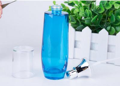 中国 青い高い等級のガラス洗面用品は30g 50g 40ml 100ml 120mlをびん詰めにする 販売のため