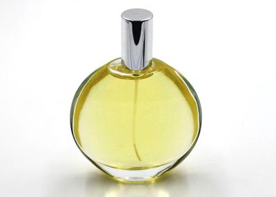 China 100ml garrafas de vidro cosméticas recarregávéis, garrafas de perfume vazias redondas lisas à venda