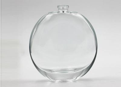 China 100ml garrafas de vidro cosméticas recarregávéis, garrafas de perfume vazias redondas lisas à venda