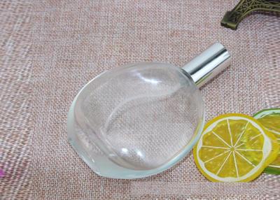 China 100ml garrafas de vidro cosméticas recarregávéis, garrafas de perfume vazias redondas lisas à venda