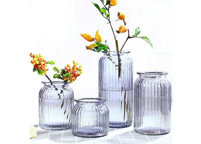 Cina Vasi di vetro decorativi di nozze/caratteristica elegante di vetro dei vasi di fiore in vendita