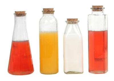 Cina Cilindrico 	Il vetro Juice Bottles/vetro sigillabile imbottiglia la forma diritta in vendita