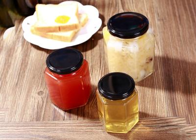 Cina Caratteristica amichevole eco- di Honey Bottles With Metal Lid di vetro del commestibile in vendita