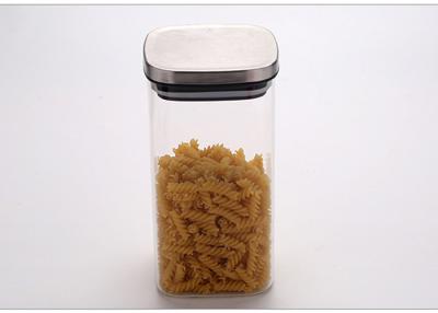 Cina l'inscatolamento di vetro di 600ml 1000ml 1400ml stona/barattoli di vetro ermetici di stoccaggio in vendita
