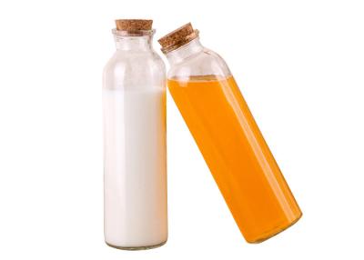 Cina Alto Juice Bottles With Lids di vetro bianco/contenitori di vetro della bevanda in vendita