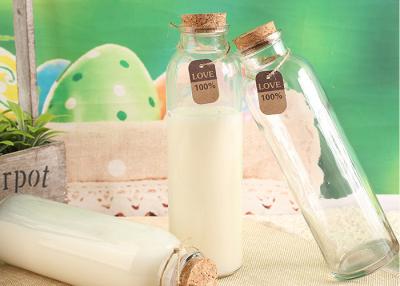 Cina Alto Juice Bottles With Lids di vetro bianco/contenitori di vetro della bevanda in vendita
