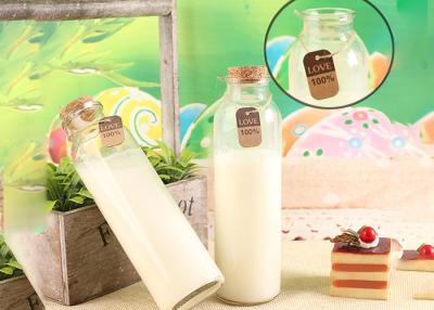Cina Alto Juice Bottles With Lids di vetro bianco/contenitori di vetro della bevanda in vendita